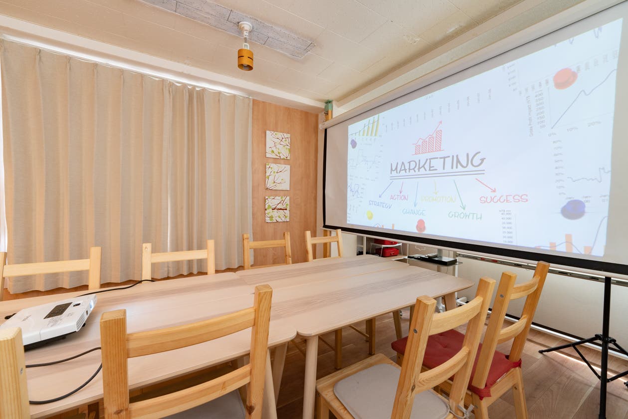 &lt;AEB&gt;最大20名🆗光回線📶120インチ大画面あり🎬パーティ・ビジネスにも★ホワイトボード・モニターありの写真11