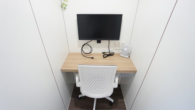 <PaO Work 大宮No.2>⭐️OPENセール中⭐️完全個室💼光回線Wi-Fi📶モニター🖥テレワーク/ZOOM/面接/自習の写真3