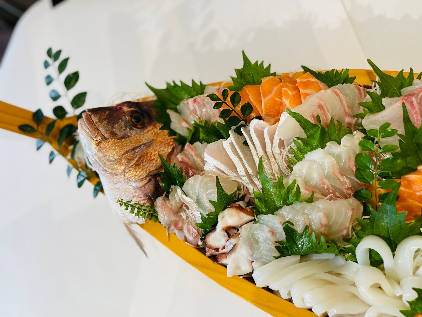 お日にち限定‼️刺身船盛セット【5~6人前相当】🐟の画像1