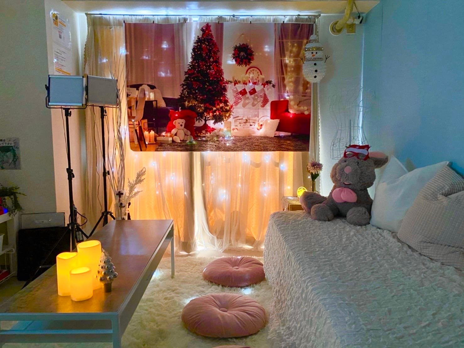 《ラビット高槻駅前》駅近90秒✨クリスマス装飾🎄女子会♡鑑賞会♡推し活♡おうちデートの写真1