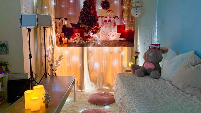 《ラビット高槻駅前》駅近90秒✨クリスマス装飾🎄女子会♡鑑賞会♡推し活♡おうちデートの写真1