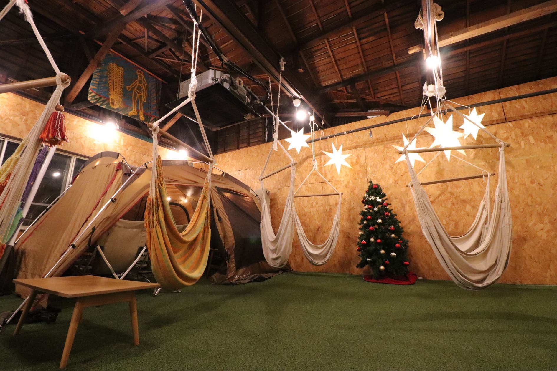 <Hammock>🚶三鷹駅徒歩3分🎉最大70名✨ハンモックカフェ🏕️グランピング🎥100インチスクリーン🃏ボードゲームの写真11