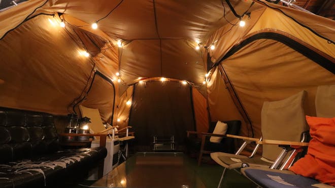 <Hammock>🚶三鷹駅徒歩3分🎉最大70名✨ハンモックカフェ🏕️グランピング🎥100インチスクリーン🃏ボードゲームの写真4