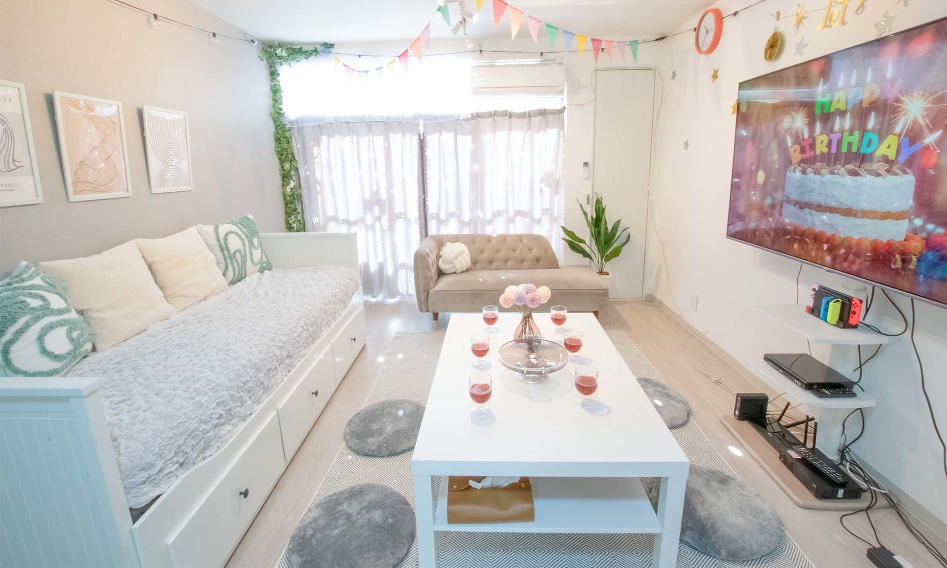 KUTSUROGIかしわⅡ🏆ベストホスト受賞🏆安心広々最大8名👩‍👩‍👧‍👧誕生日会🎂おうちデート🏠の写真8