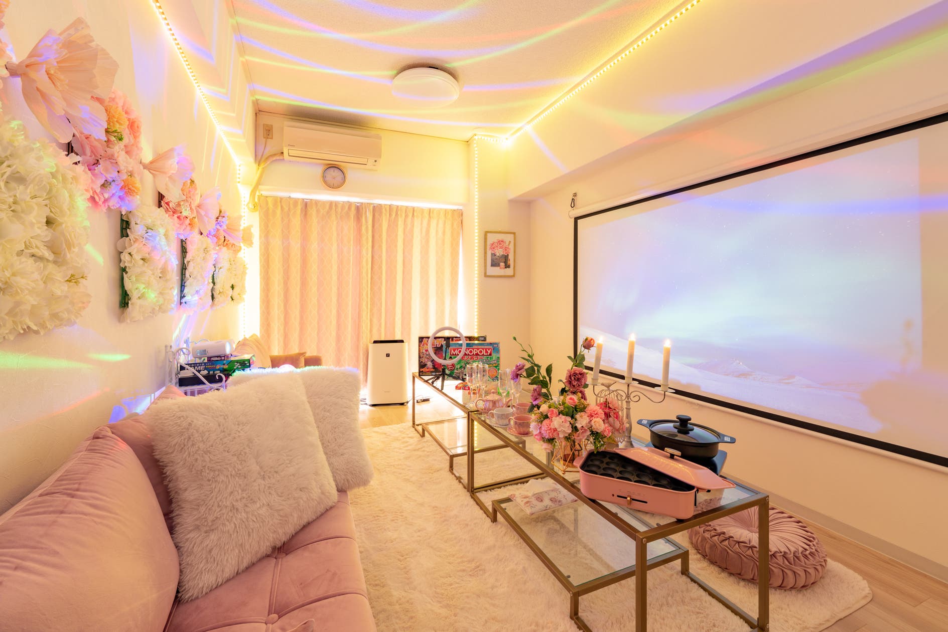 【🎄12月限定】Xmas女子会・推し活・誕生日に！ピンクの映え空間でパーティー🎉の写真9