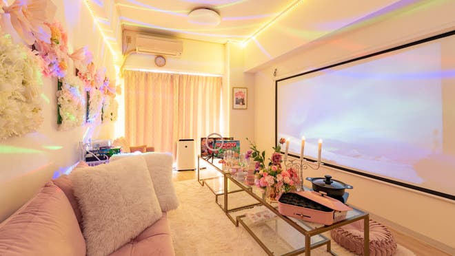 【🎄12月限定】Xmas女子会・推し活・誕生日に!ピンクの映え空間でパーティー🎉の写真9