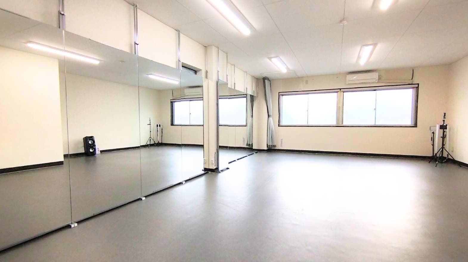 【駅チカ1分】🎉Open割引最大22％OFF🎉6.6ｍの大型鏡🪞長時間割でお得に✨ダンス/ヨガ💃広々40㎡🤸‍♀️の写真5