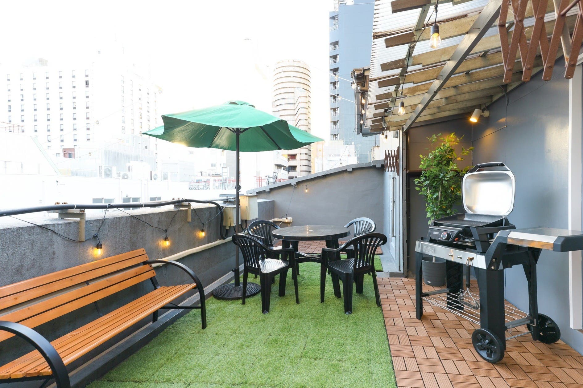 希少【屋上バーベキュー】難波駅6分！最大12名利用可能なバーベキュースペース（歓送迎会/忘年会/パーティー）の写真5