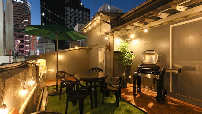 希少【屋上バーベキュー】難波駅6分!最大12名利用可能なバーベキュースペース(歓送迎会/忘年会/パーティー)の写真2