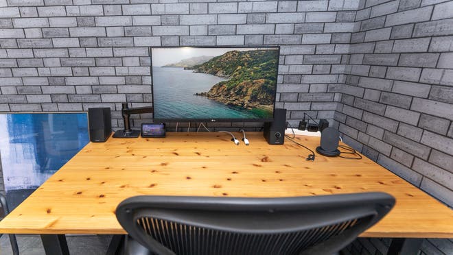 【リモートベースroom7】⚡️モノトーンな壁の5人用会議室⚡️コンパクトな本格撮影ブース⚡️物撮り・商品撮影などにの写真4