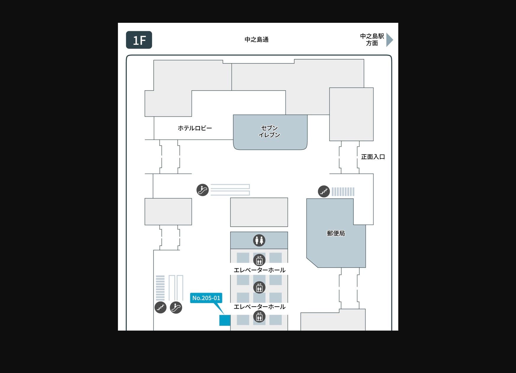 【テレキューブ】中之島センタービルの個室型ワークブース（205-01）です。視線と音を遮る、プライベートな集中環境。の写真3