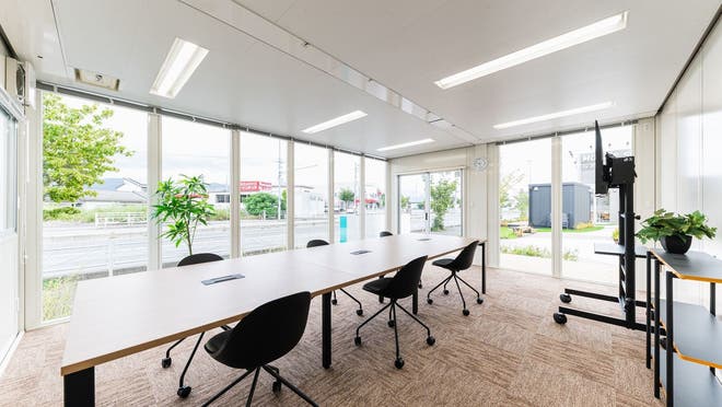 【Meeting1】✨U-SPACE山梨店✨会議や打ち合わせにぴったりのオフィススペースです♪Wi-Fi/甲斐市の写真1