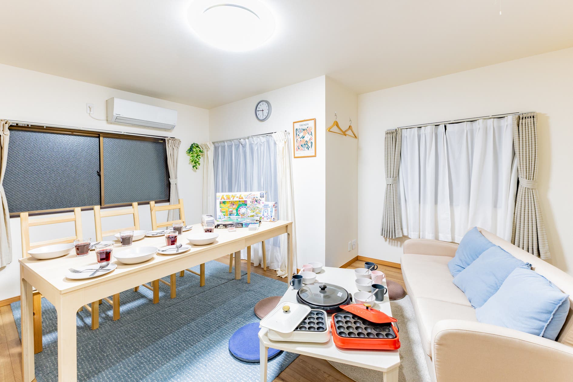 <HS3>福島駅スグ🚃10名以上の利用🆗ガスコンロ、オーブンレンジあり🍳タコ焼き器無料！の写真10