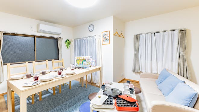 <HS3>福島駅スグ🚃10名以上の利用🆗ガスコンロ、オーブンレンジあり🍳タコ焼き器無料!の写真10