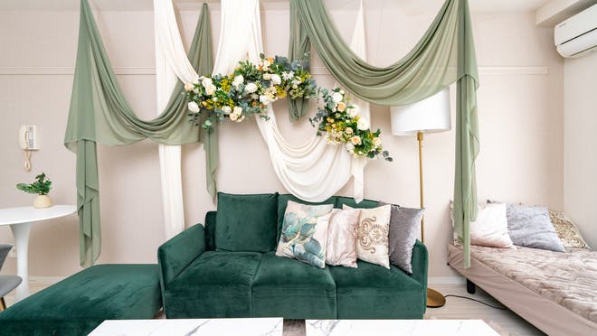 心斎橋にOPEN💚駅徒歩4分🫶最大12名🙆♀️大画面65㌅TV🤍推し活応援🍀撮影会📸パーティー🥂女子会🎀Ameri心斎橋💕の写真8