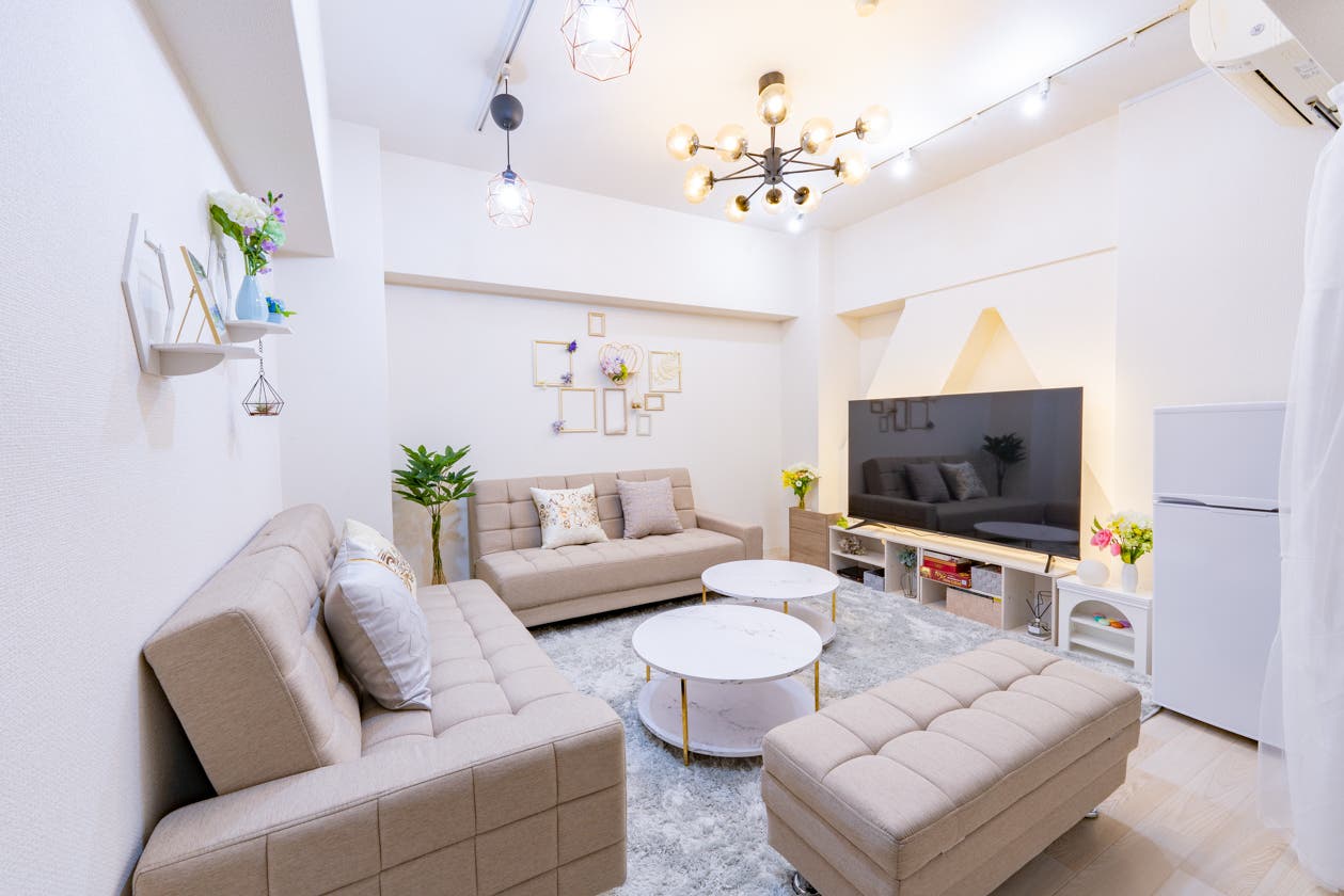 【西心斎橋/徒歩5分】👼推し活で大人気のスペース💖清潔快適🎀大型65㌅TV🎗撮影/コスプレ🥻 Netflix/Hulu見放題💃の写真5