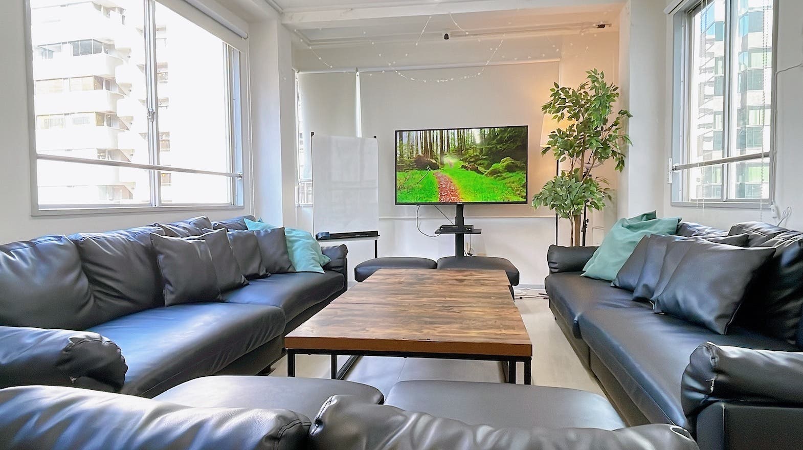 🎊超好立地🎊｜渋谷駅｜新南口1分❗｜明治通り沿い｜全員ソファ席｜地デジTV📺｜《平日限定》会議・デスクワーク専用🉐プランの写真1