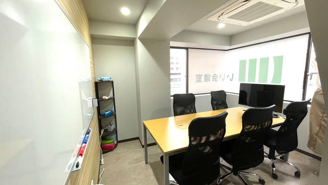 【赤坂見附駅すぐの会議室◎】1時間1,100円/5名会議室<RoomA> モニター有の写真2