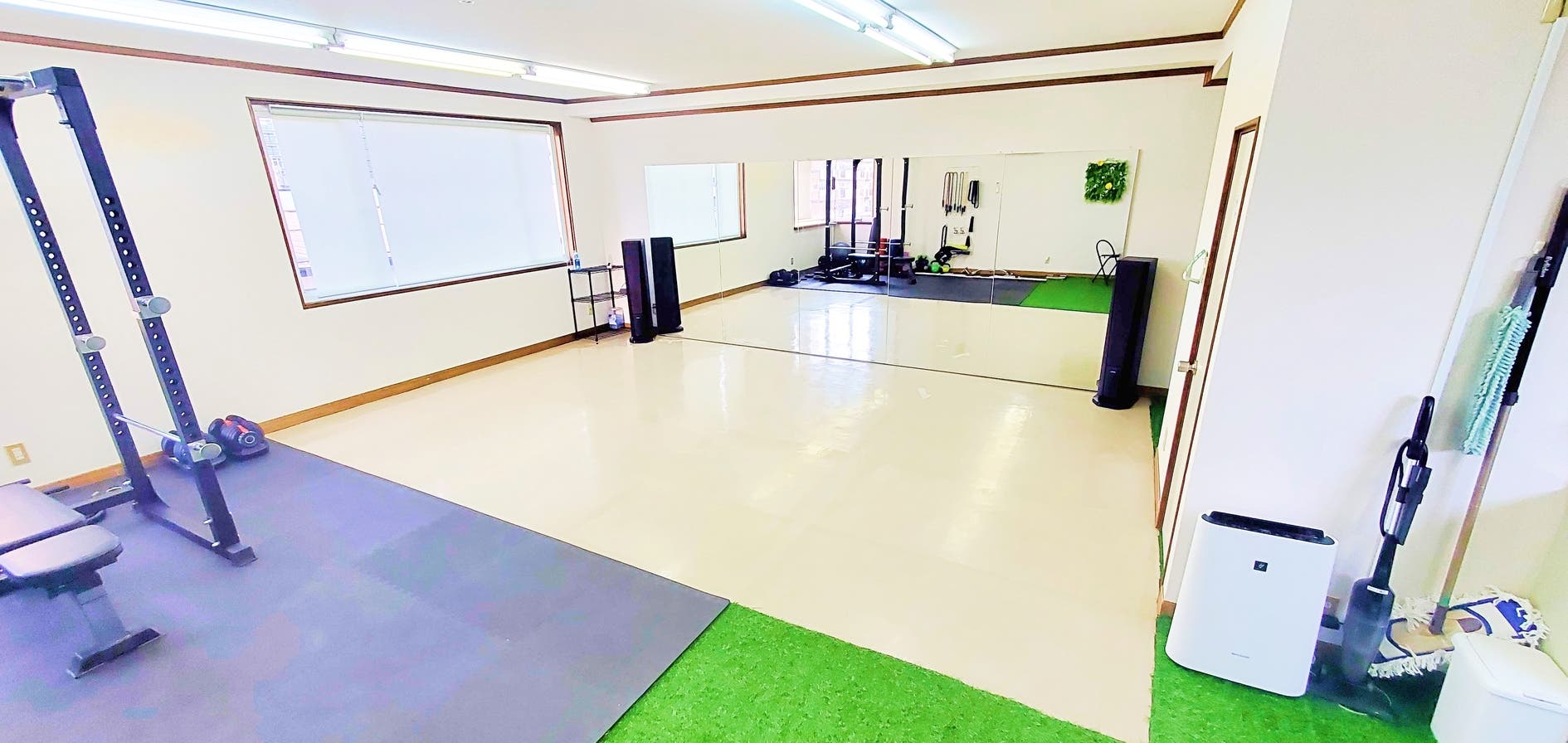 🌱芝生に寝転がれるレンタルジム🌱塩尻、松本のパーソナルトレーニングジム💪【貸し会議室】【ヨガ】【フィットネス】に｜カリマ塩尻の写真11