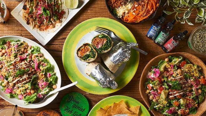 恵比寿駅徒歩5分 ベジタリアンカフェバー内装 HEMP CAFE TOKYO 撮影・貸し切りパーティーの写真4