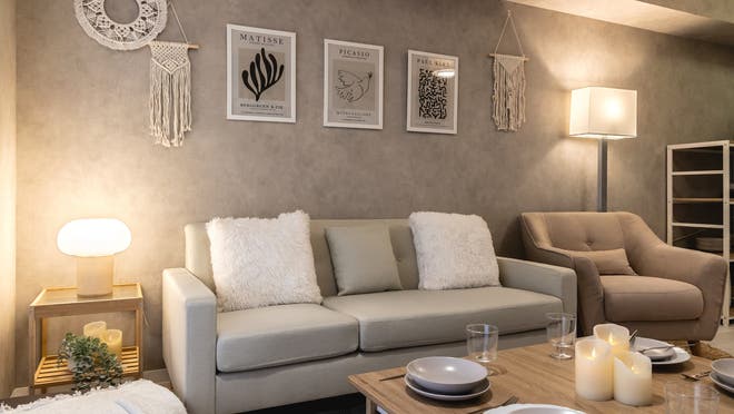 12月OPEN🏆ベストホスト🏆駅3分/65㌅大画面TV/Netflix等視聴可/大人気ゲーム機&ボドゲ/推し会/女子会/ママ会の写真7