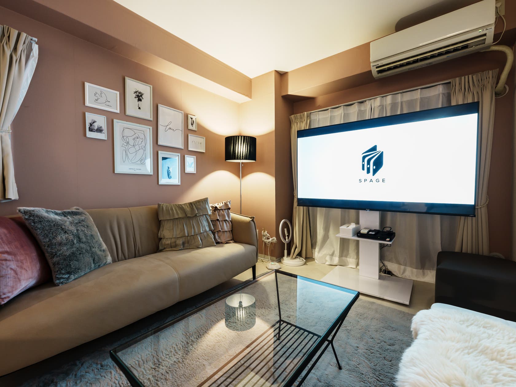  ✨オープンセール継続中✨【名駅3分】大画面140㌅プロジェクター+65㌅TV🖥推し会💖女子会🎀撮影📹映画鑑賞🍿24H可の写真7