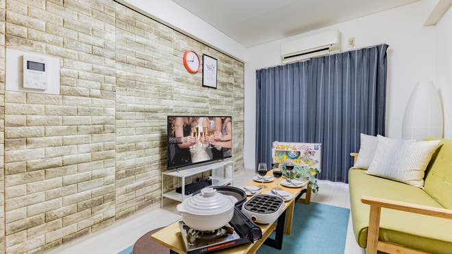 <KT6>なんば駅近♪無料Wi-Fi★タコ焼き器・ゴミ捨て無料★オーブン&コンパクトキッチンあり★の写真8