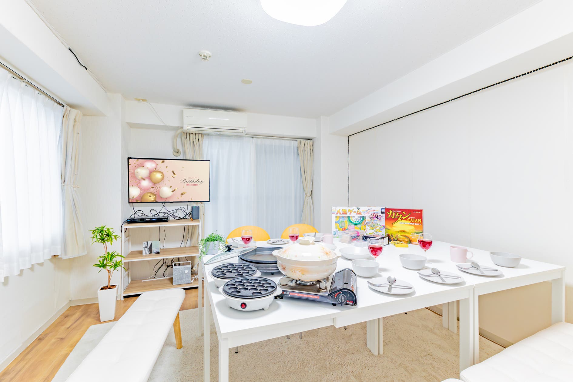 &lt;SN4&gt;最大16名🆗なんばスグ🚃タコ焼き器/ゴミ捨て無料✨Netflix/hulu視聴可🎬オーブンレンジ・ガスコンロありの写真5