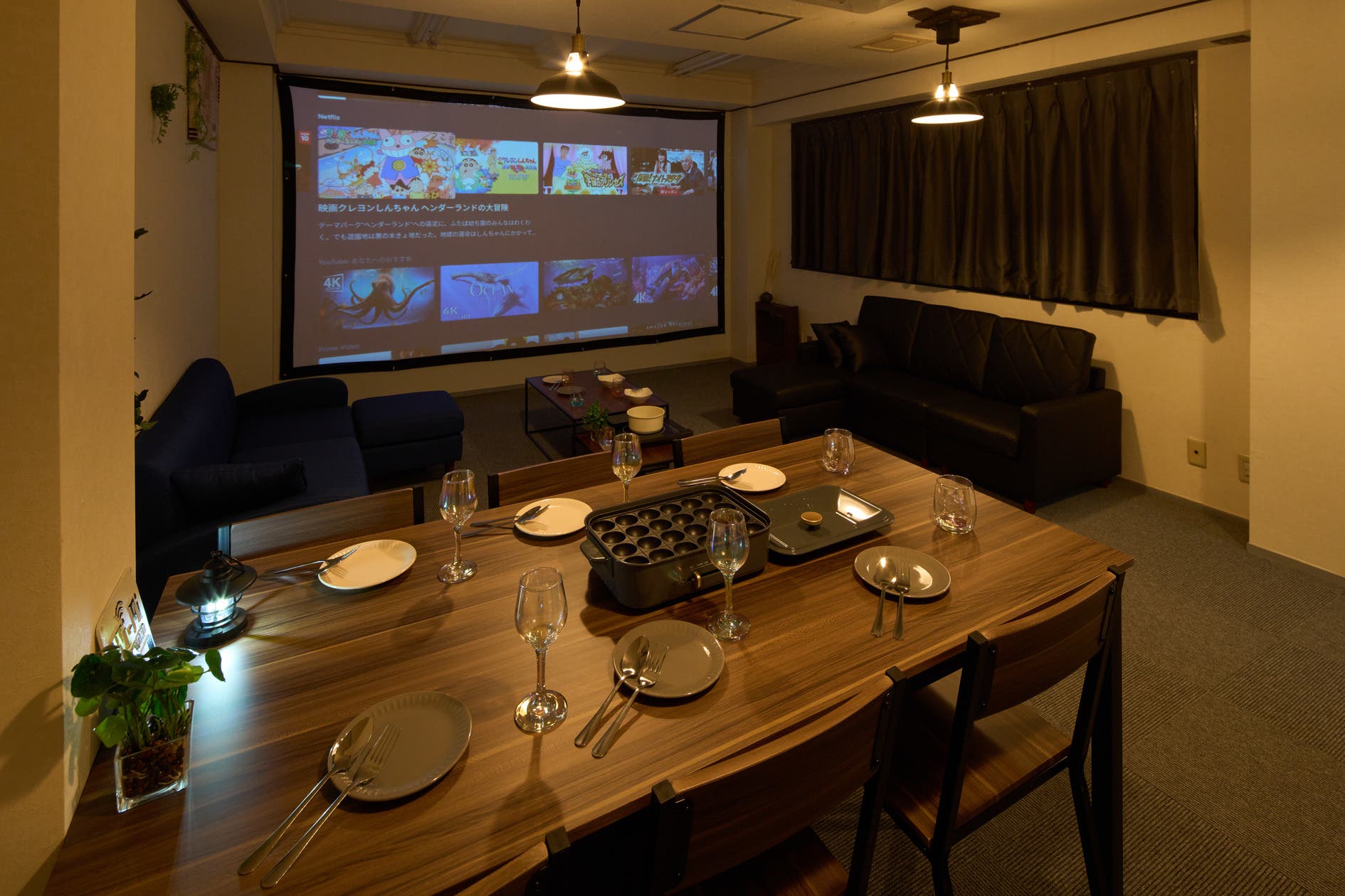 【20名収容】平塚駅西口徒歩5分！ 特大スクリーン有！贅沢な空間で特別な一日を：湘南エリアのレンタルスペース！の写真12