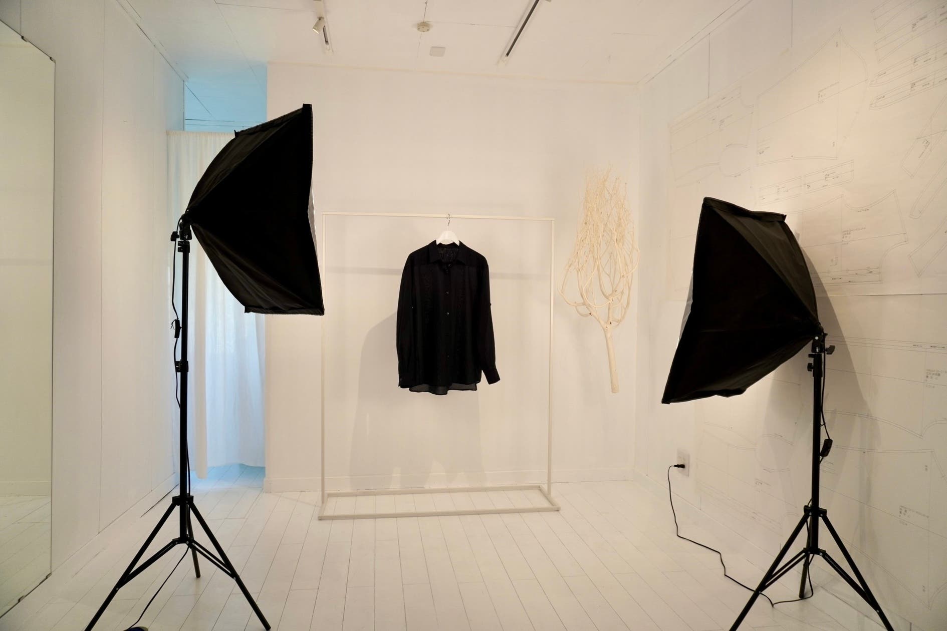 撮影用LEDライト_2脚セットの画像1