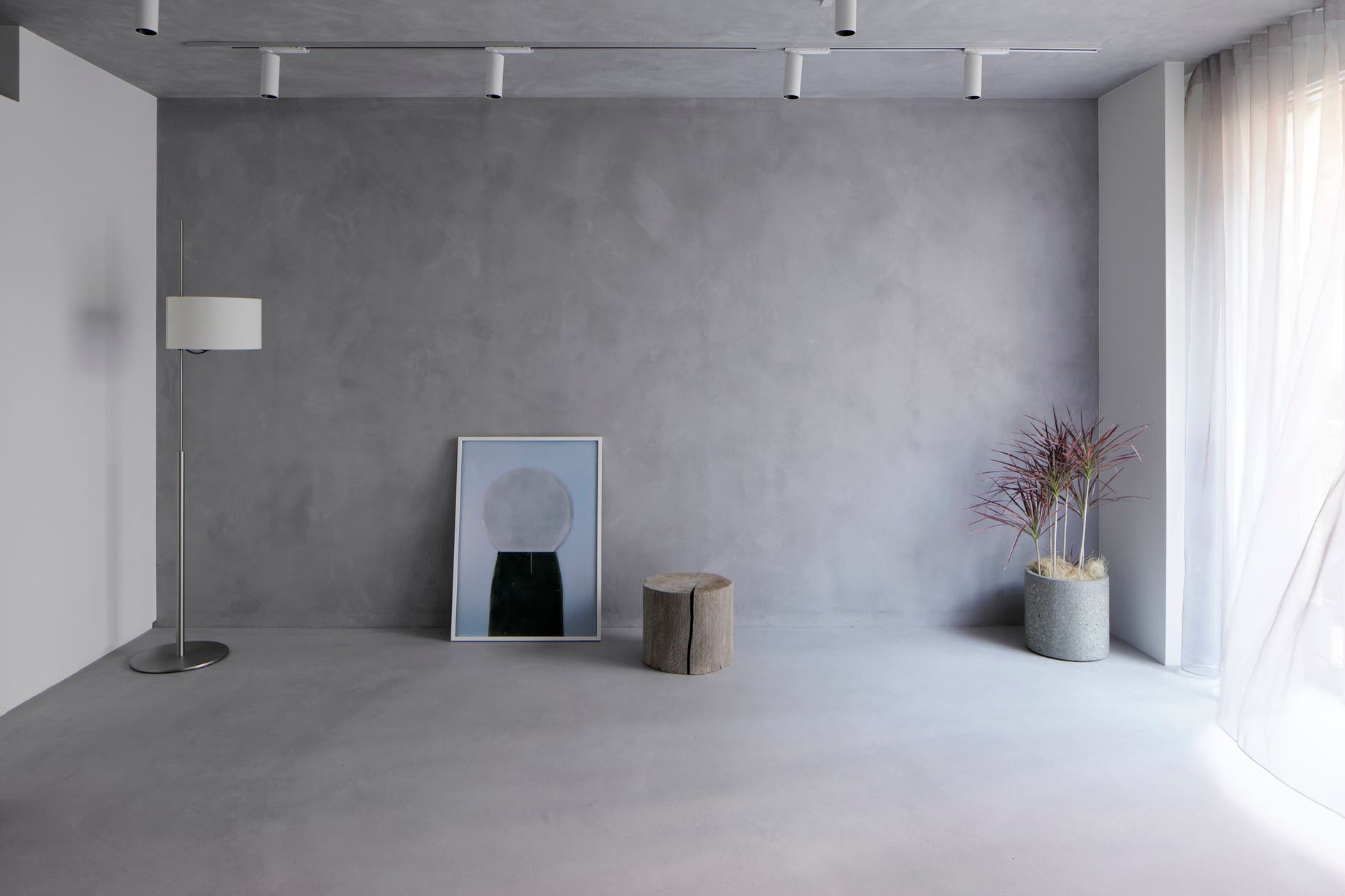 【原宿9分/北参道2分/】１階／白壁／コンクリ壁床／商品撮影／インタビュー取材場所／フォトスタジオ／インタビューの写真2