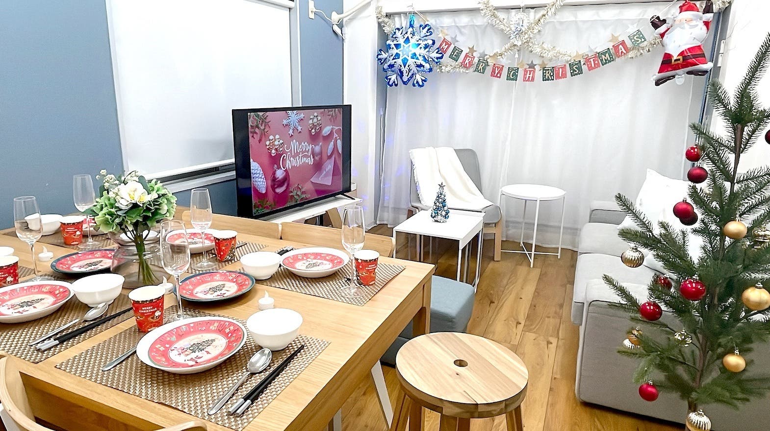 🎊超好立地🎊｜恵比寿2分❗恵比寿横丁近く｜✨自然光✨たっぷり撮影📷｜会議も🙆｜地デジ50型TV📺｜大画面プロジェクター🎥｜24hの写真4