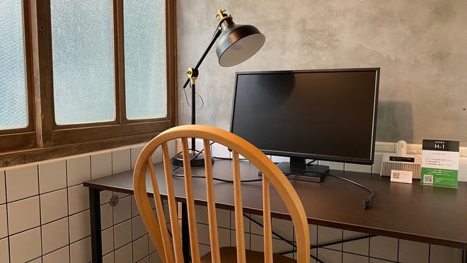 個室ブースH-1|テレワーク専用スペース|町屋ライブラリーぬいコワーキングスペースの写真1