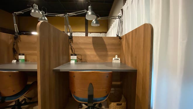 オープンブースO-4|自習や作業など集中したい時に|崇福寺電停から徒歩3分の写真1