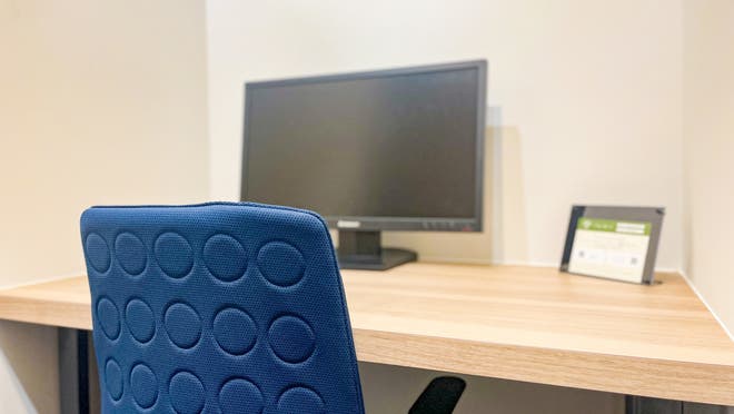 【高田馬場駅徒歩3分】モニター付き1人用ワークスペース🌼Wi-Fi完備🌼✨会議/テレワーク/勉強などに✨の写真2