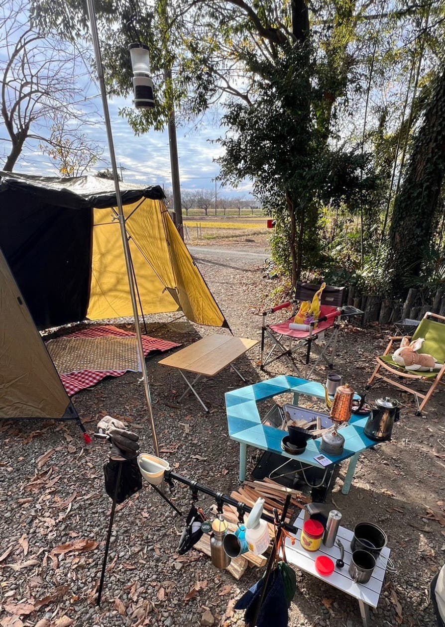 プライベートに使えるログハウスと庭の写真12