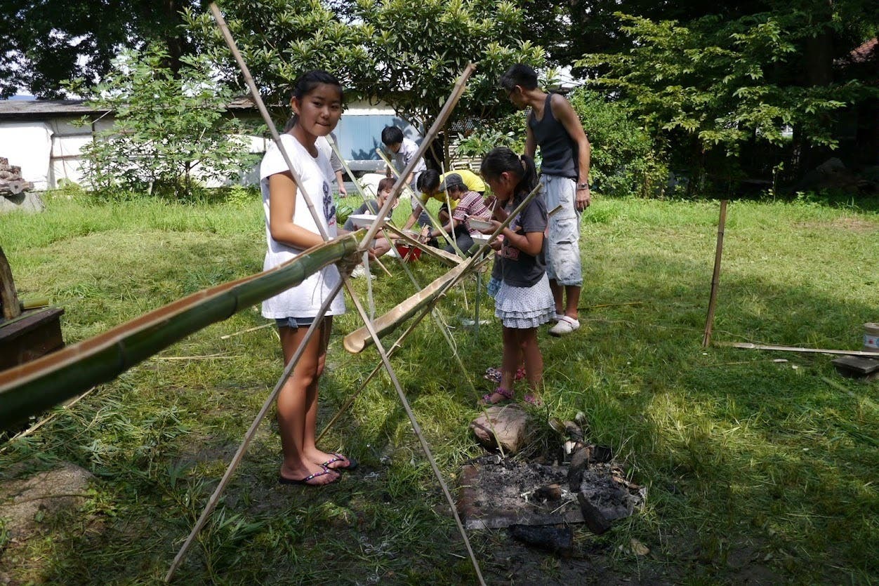 プライベートに使えるログハウスと庭の写真19