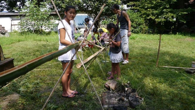 プライベートに使えるログハウスと庭の写真19