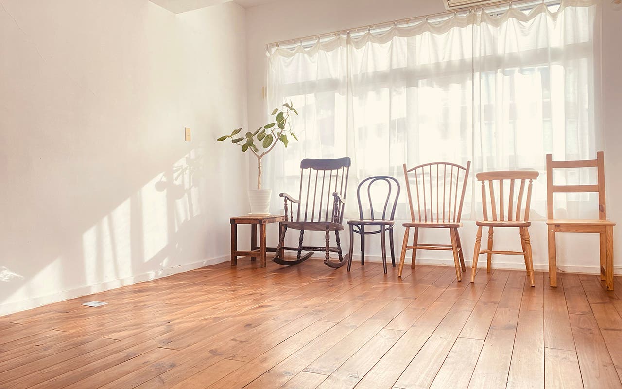 代々木ヴィンテージマンション内の自然光と木とドライフラワーに包まれたの空間の写真15