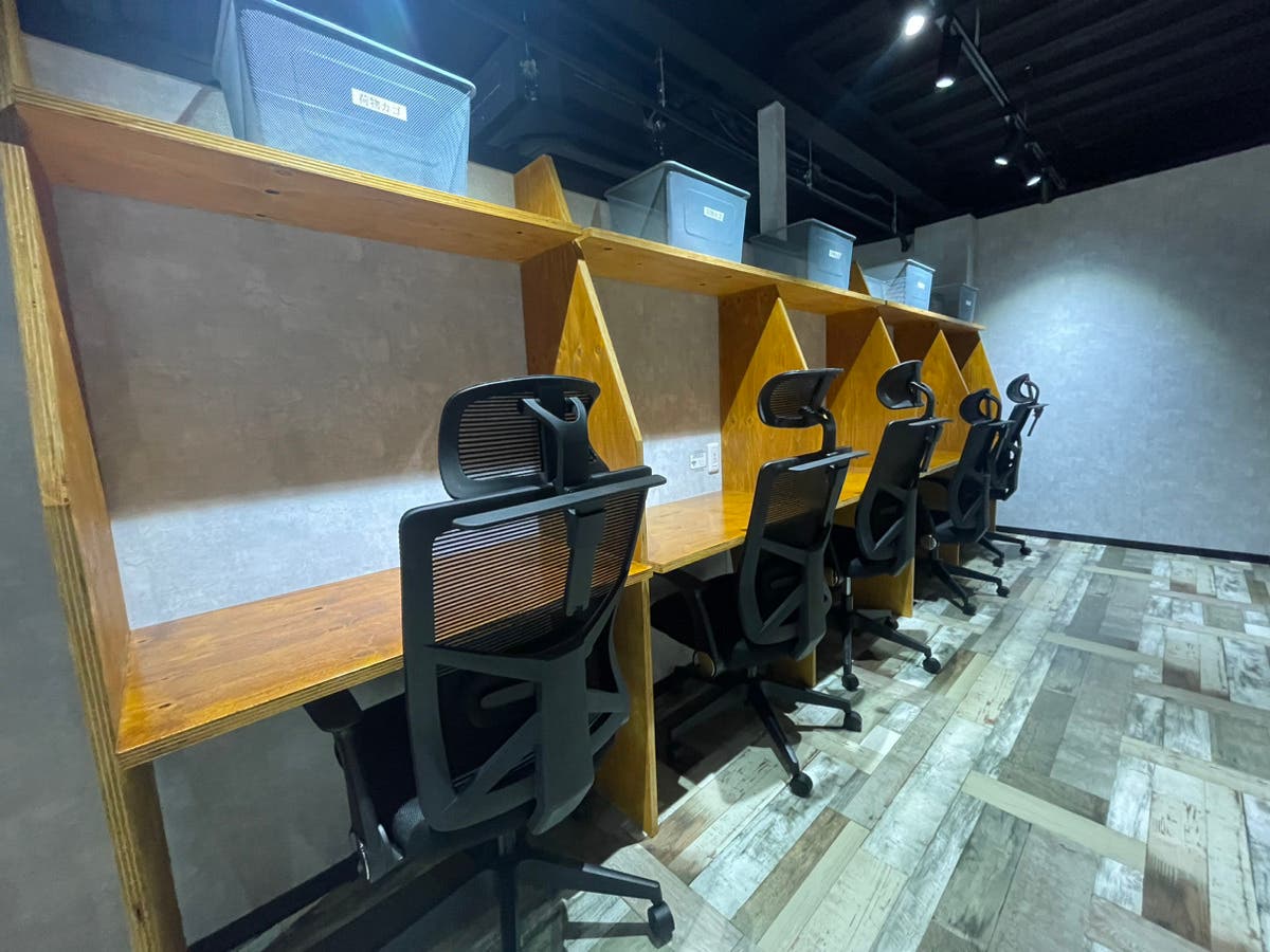 【竹ノ塚】モニター完備！！オープン席④（ドアなし）の写真6