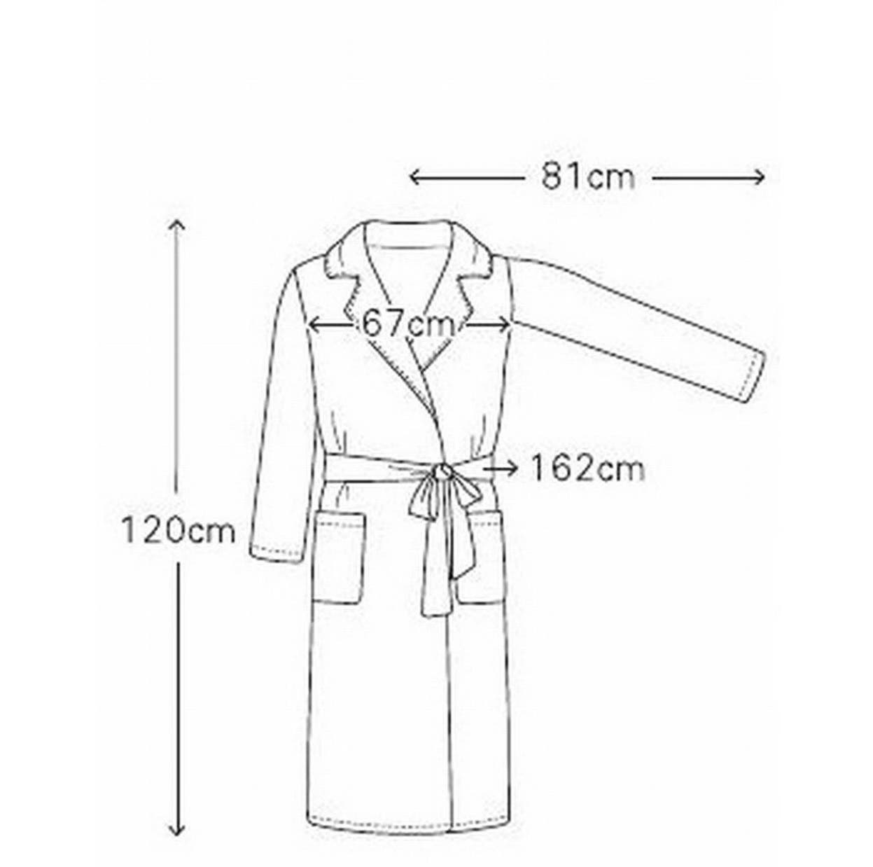 【ホイップタッチバスローブ（ホワイト）】の画像2