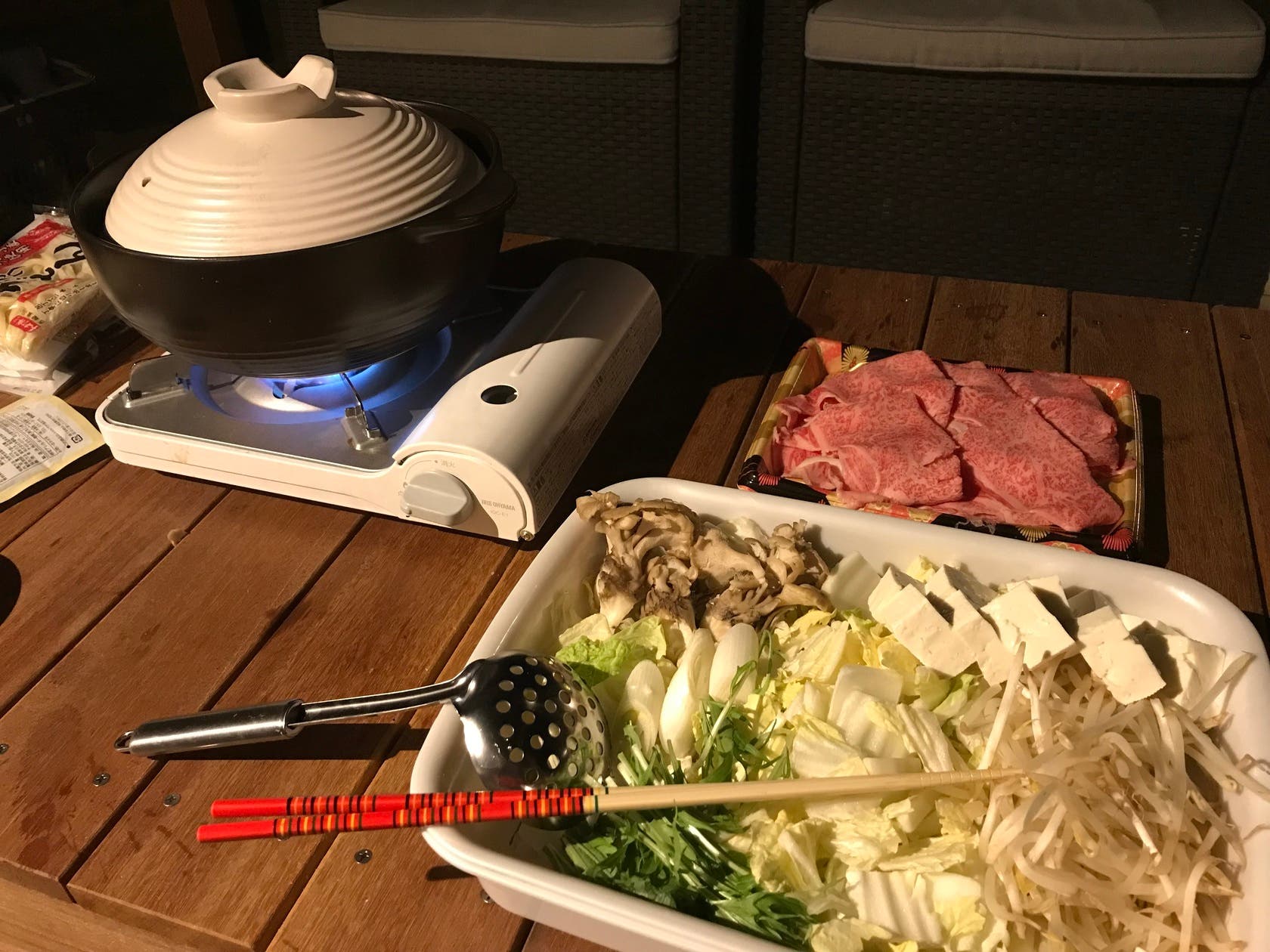 🍲【ガスコンロ・鍋】貸出し（時間内ガス使い放題）※食器・調理器具貸出し・ゴミ捨てオプション付きの画像1