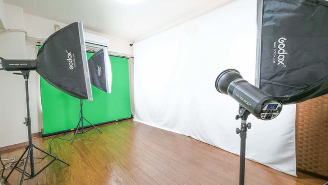 ハロースタジオ新宿御苑【格安】撮影機材・設備が全て無料スタジオの写真1