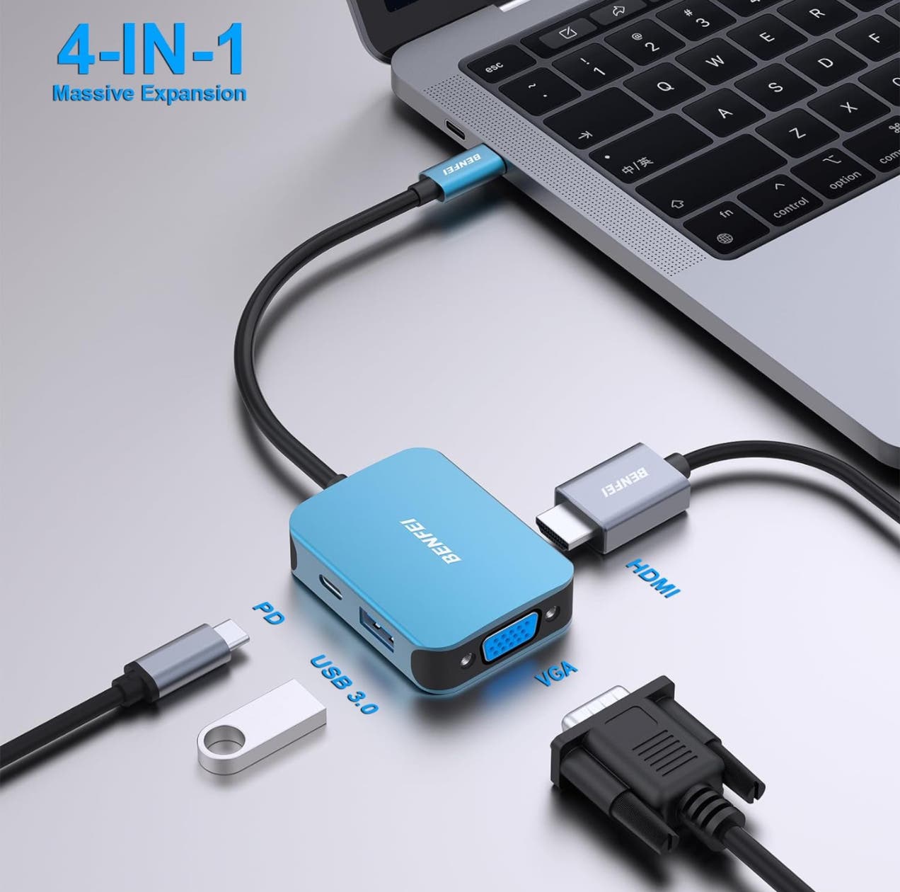 💻4in1 USB Cハブの貸出💻の画像1
