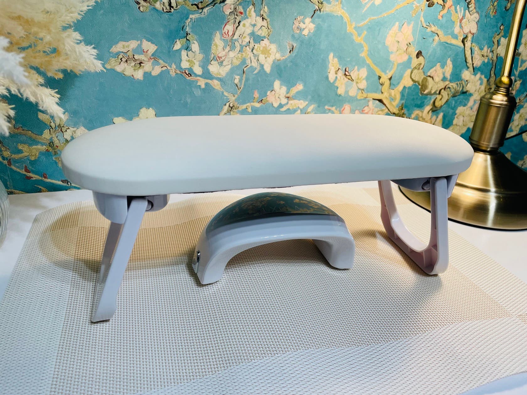 【ネイル用 折り畳み式アームレスト マット付き】&【ジェルネイル用LEDライト】の画像3