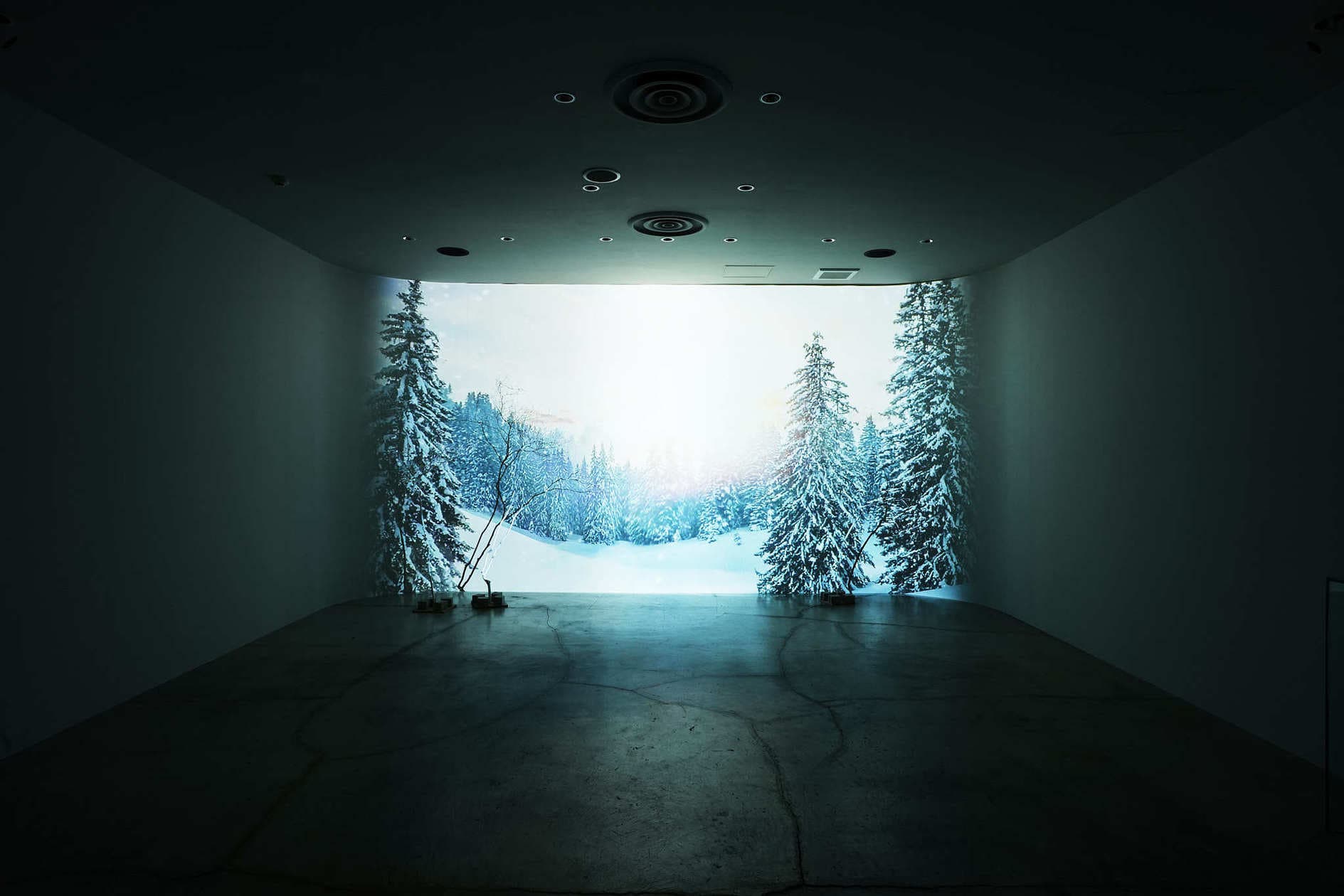 壁一面にプロジェクターが映せるスタジオ・音出しOK！MV撮影・PV撮影にピッタリな空間ですの写真16