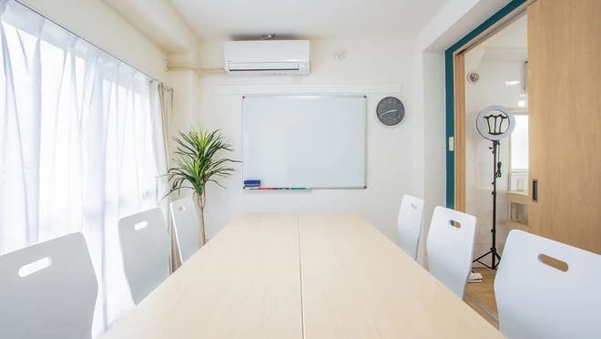 【東新宿会議室】新大久保徒歩5分👟東新宿・新宿からアクセス◎完全個室|会議室|Wi-Fi|10名収容|プロジェクター🎥_508の写真2