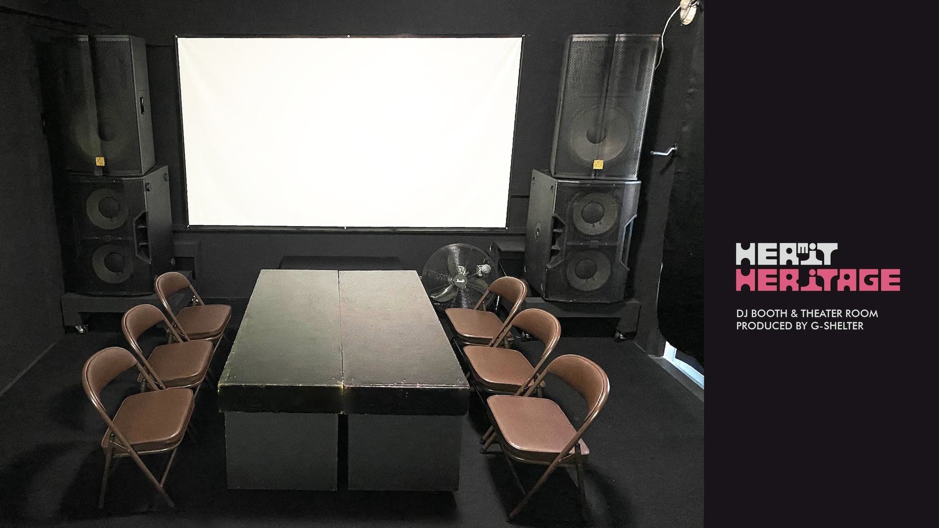 シアタールーム＆DJブース【Hermit Heritage】大画面＋迫力音響でミニパーティ！プロ仕様のDJ機材でライブ配信も！の写真7