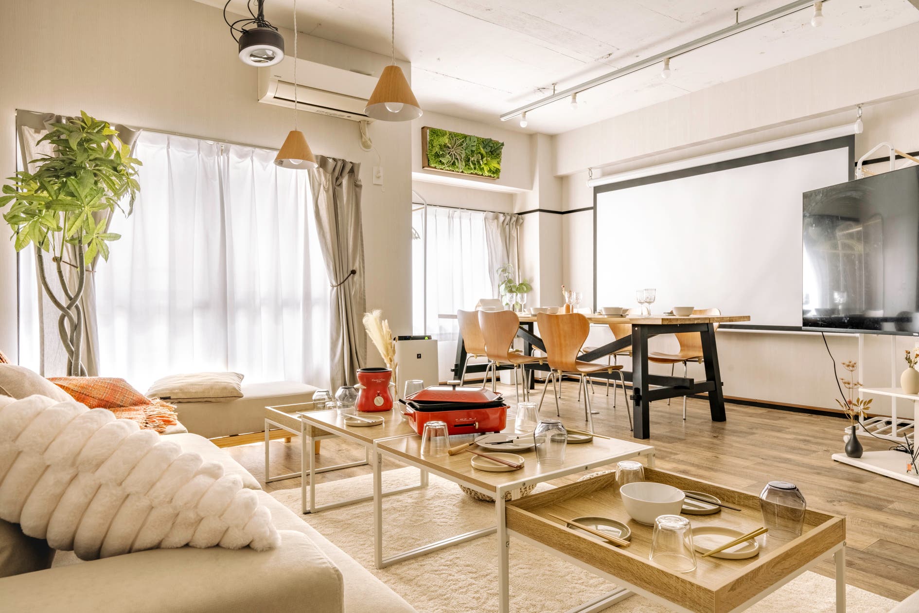 スペモ🌿クリスマス🎄歓送迎会😆プロジェクター🎬パーティー✨️ママ会🍳女子会🌸映画鑑賞🎮200_Oasis大久保の写真13