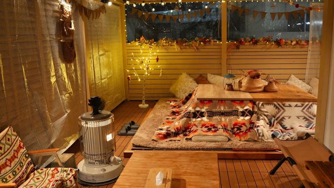 大阪福島駅前🚋貸切ルーフトップBBQ&お鍋スペース🍖🍲綺麗で設備充実✨雨天OK全天候型🌞☔の写真2